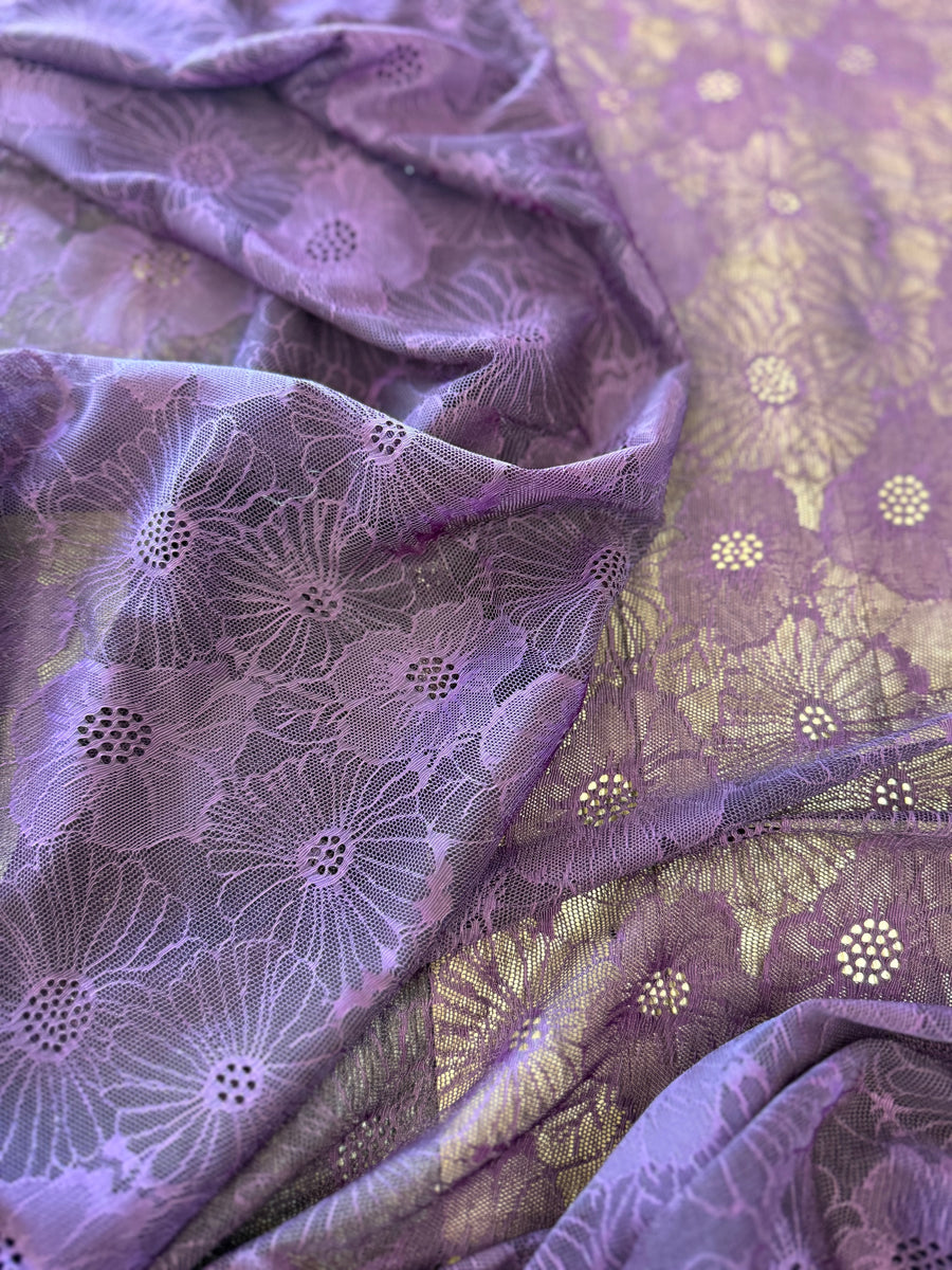 Floral & Dotted Stretch Mesh – Bra Builders