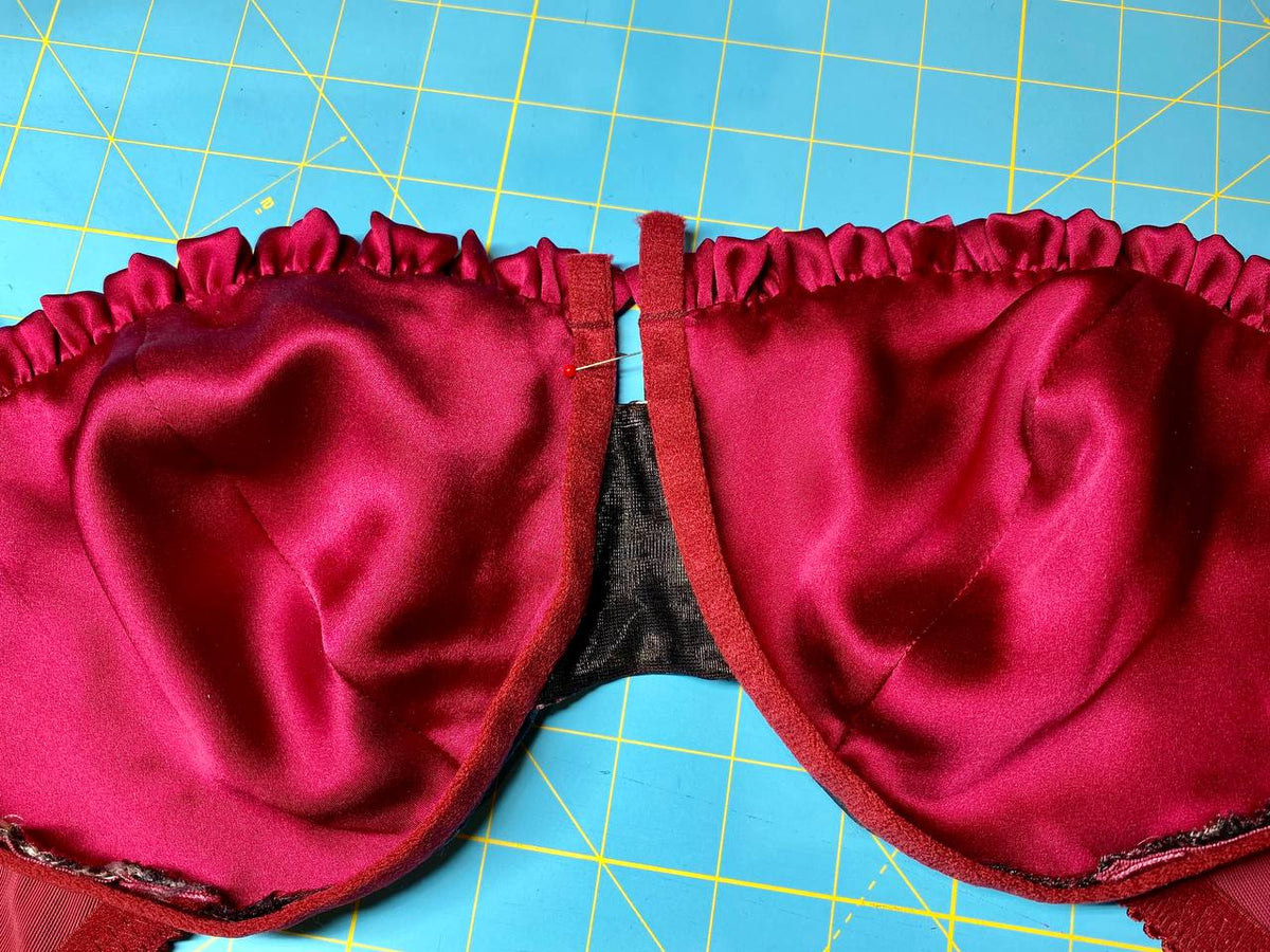 The Silks - "Blissful" Printed Silk Charmeuse Bra Kit – Bra Builders