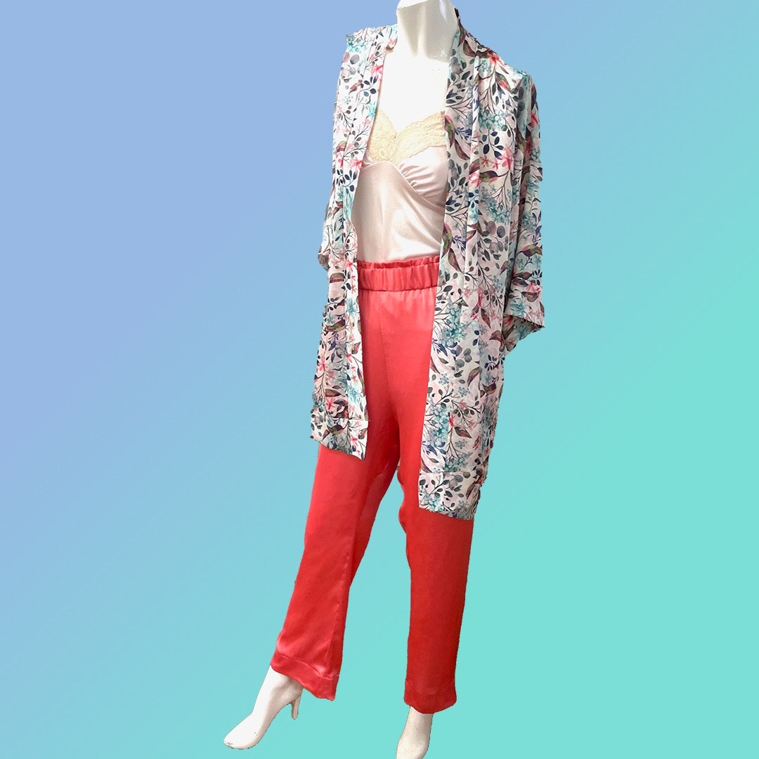 Silk and Poly Robe and Peignoir Ensemble – Bra Builders