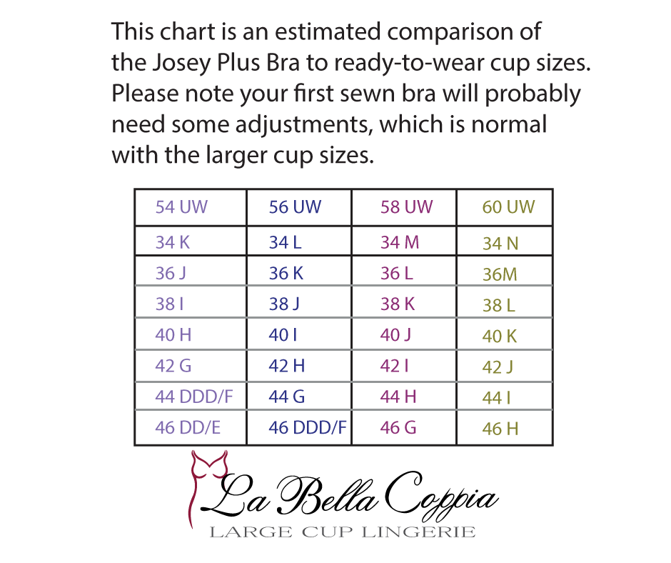 Josey Plus Bra Pattern Digital Download – Bra Builders