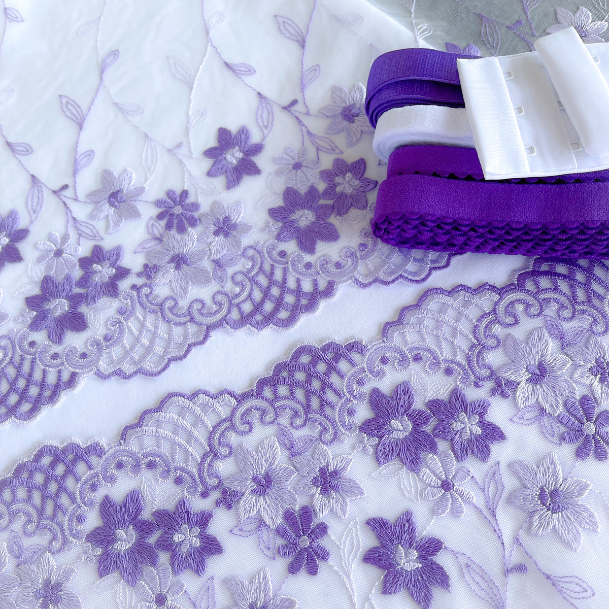 Pavilion Tulle Lace Bra Kit - Bra Builders Budget Combo